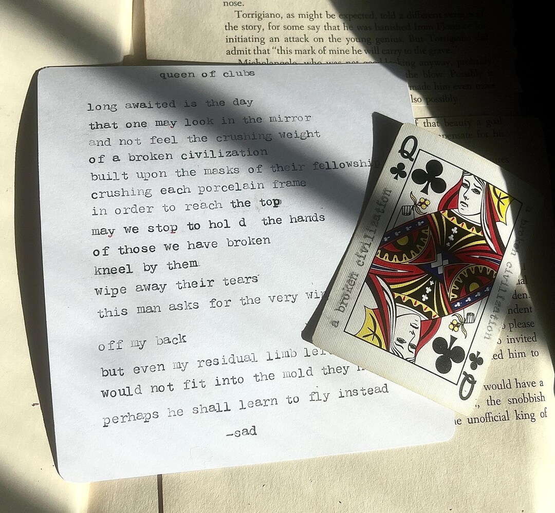 A Poet’s Gambit: A Card-inspired Poetry Collection - Etsy