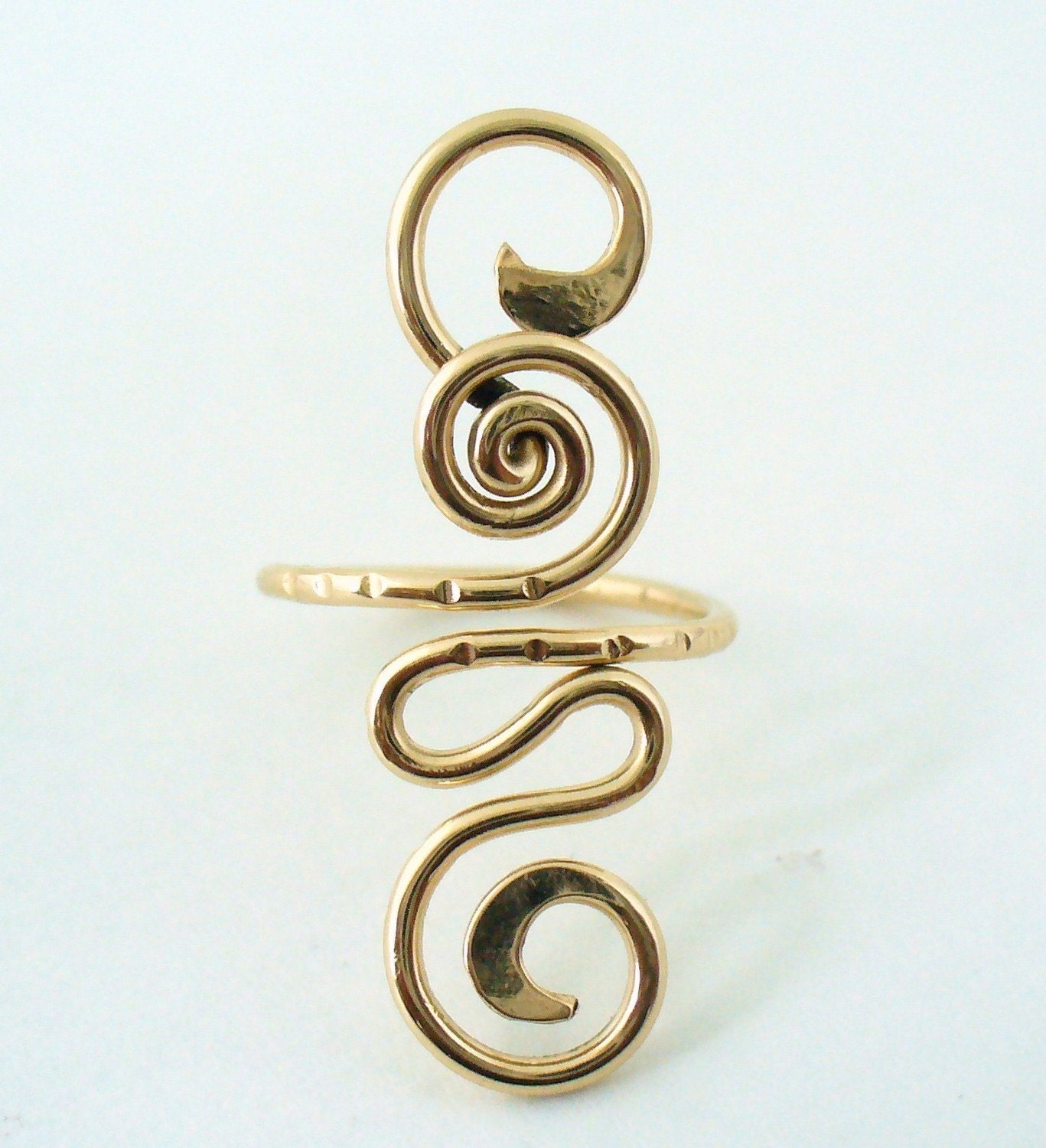 Long Toe Ring 12k Gold Filled Gold Toe Ring Very Comfortable | Etsy