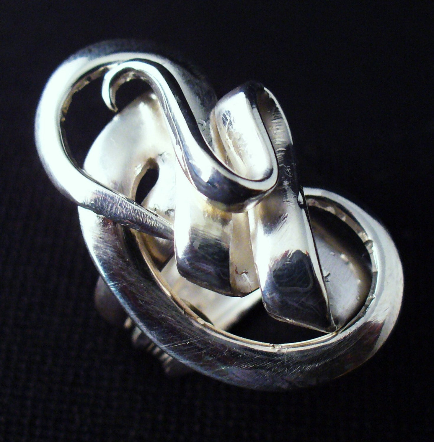 Large Silver Ring for Women Bold Statement Ring 4 Women Solid | Etsy