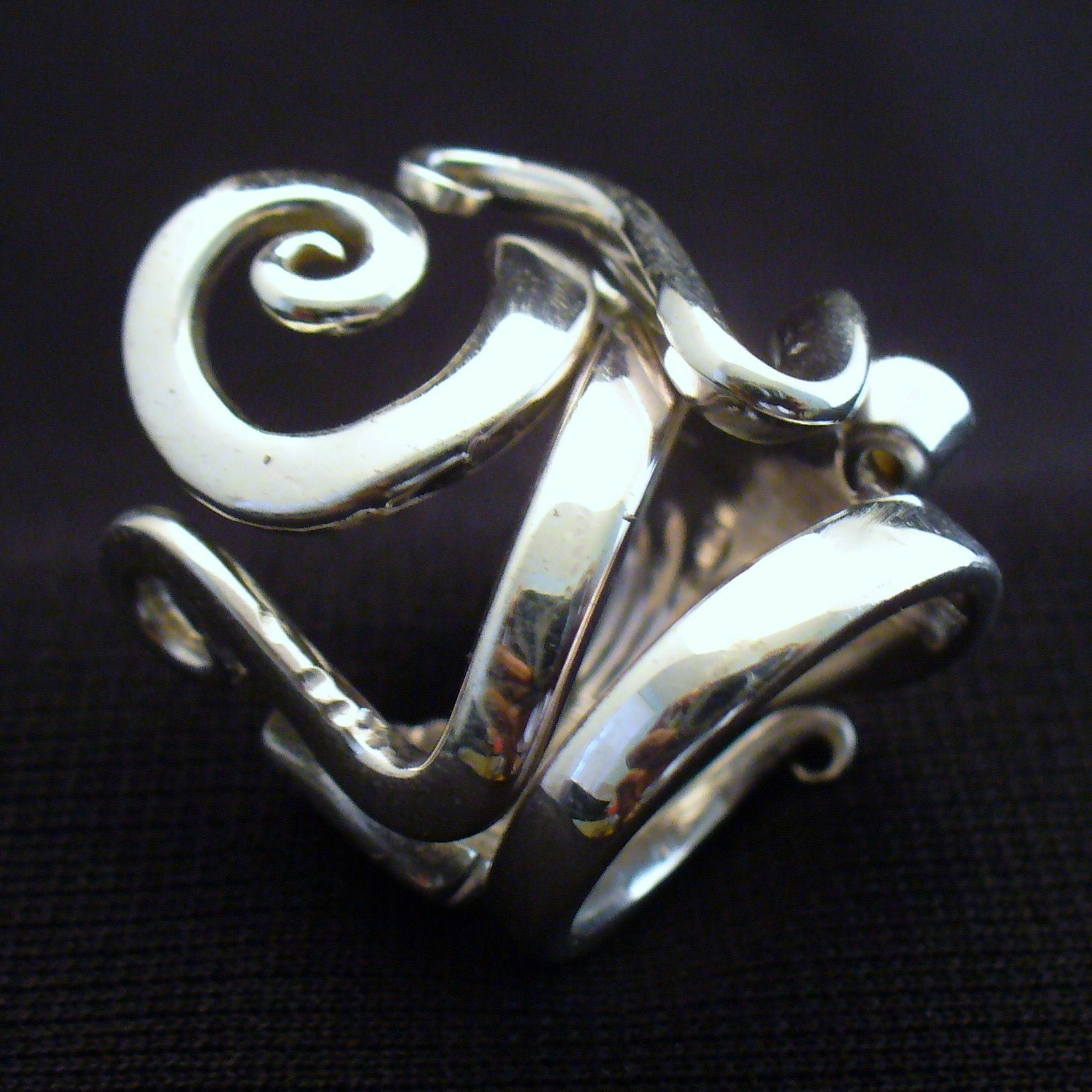 Solid Sterling Silver Real Fork Ring Size 5 to 16 - Etsy