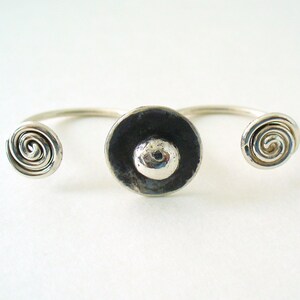 Womens Open Ring Sterling Silver Double Cuff Ring for Women Open Two ...