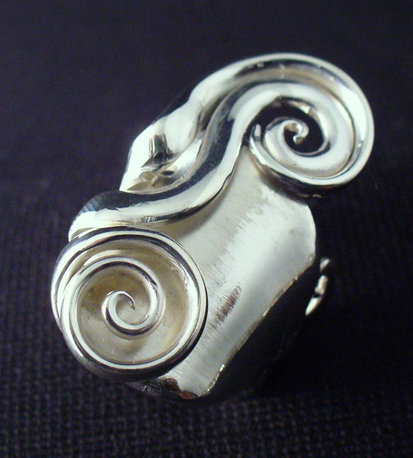 Chunky Silver Ring Sterling Silver Statement Ring for Women | Etsy