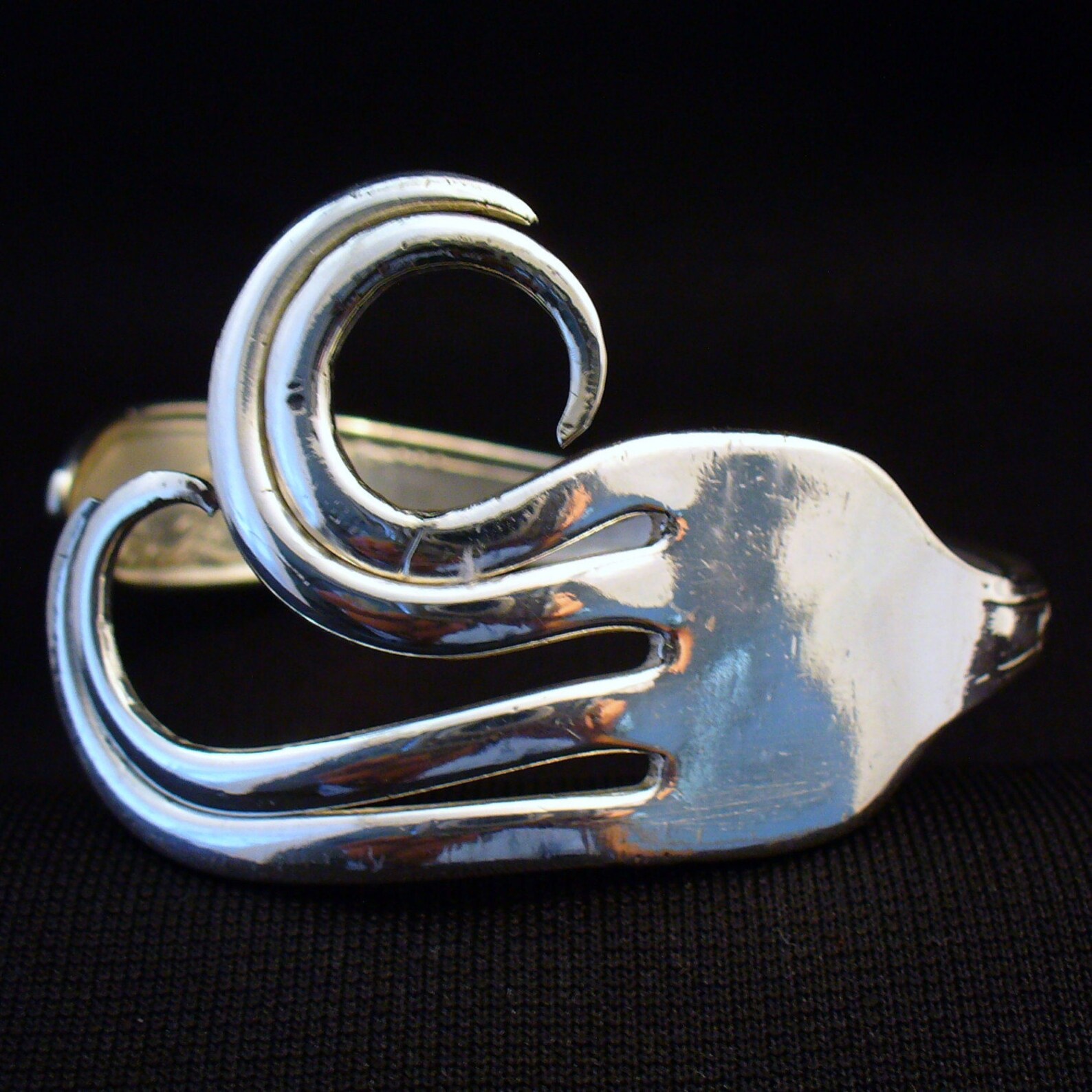 Antique Eco Friendly Upcycled Silverware Jewelry Fork Bracelet - Etsy