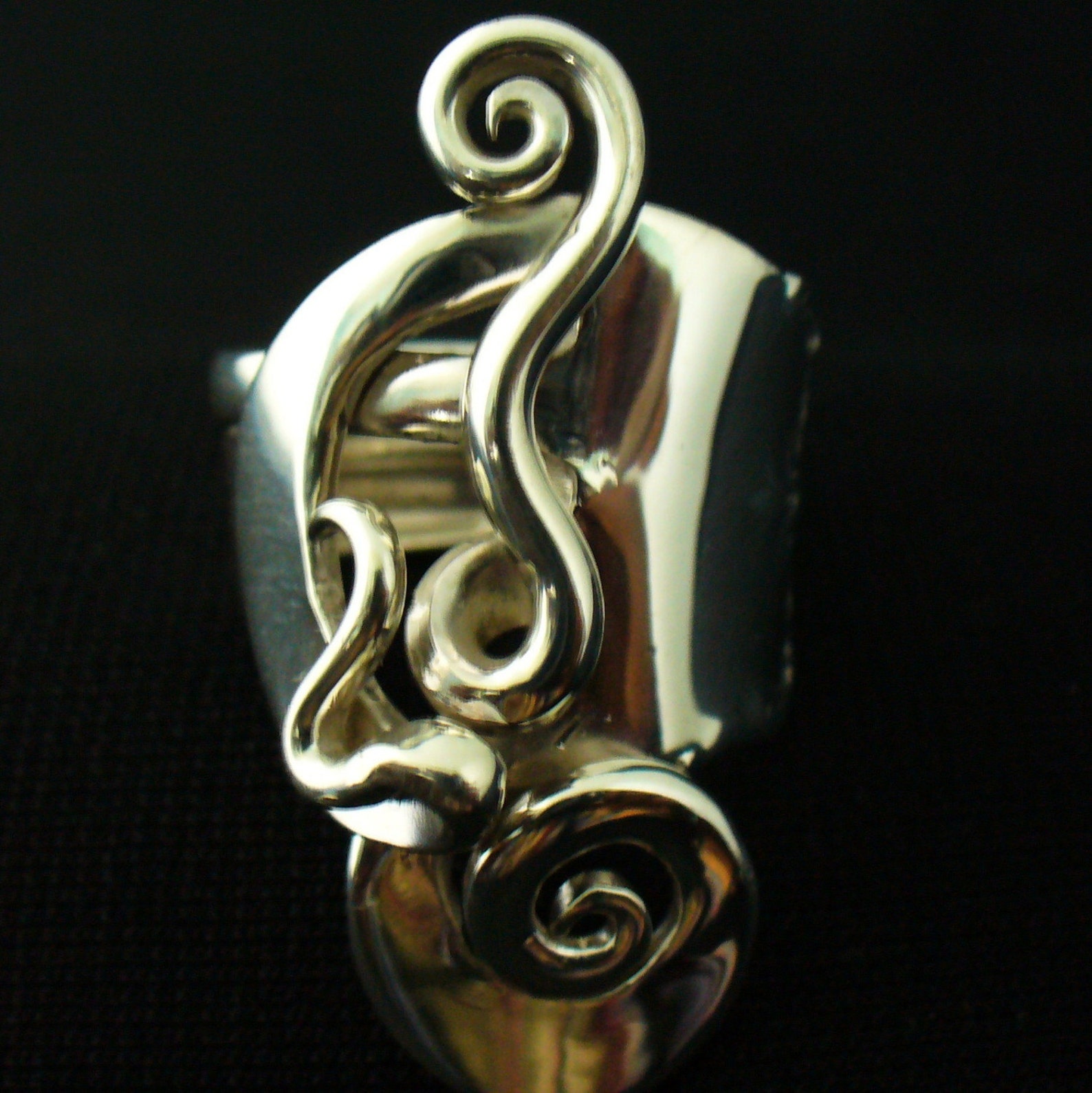 Solid Sterling Silver Real Fork Ring Size 5 to 16 - Etsy