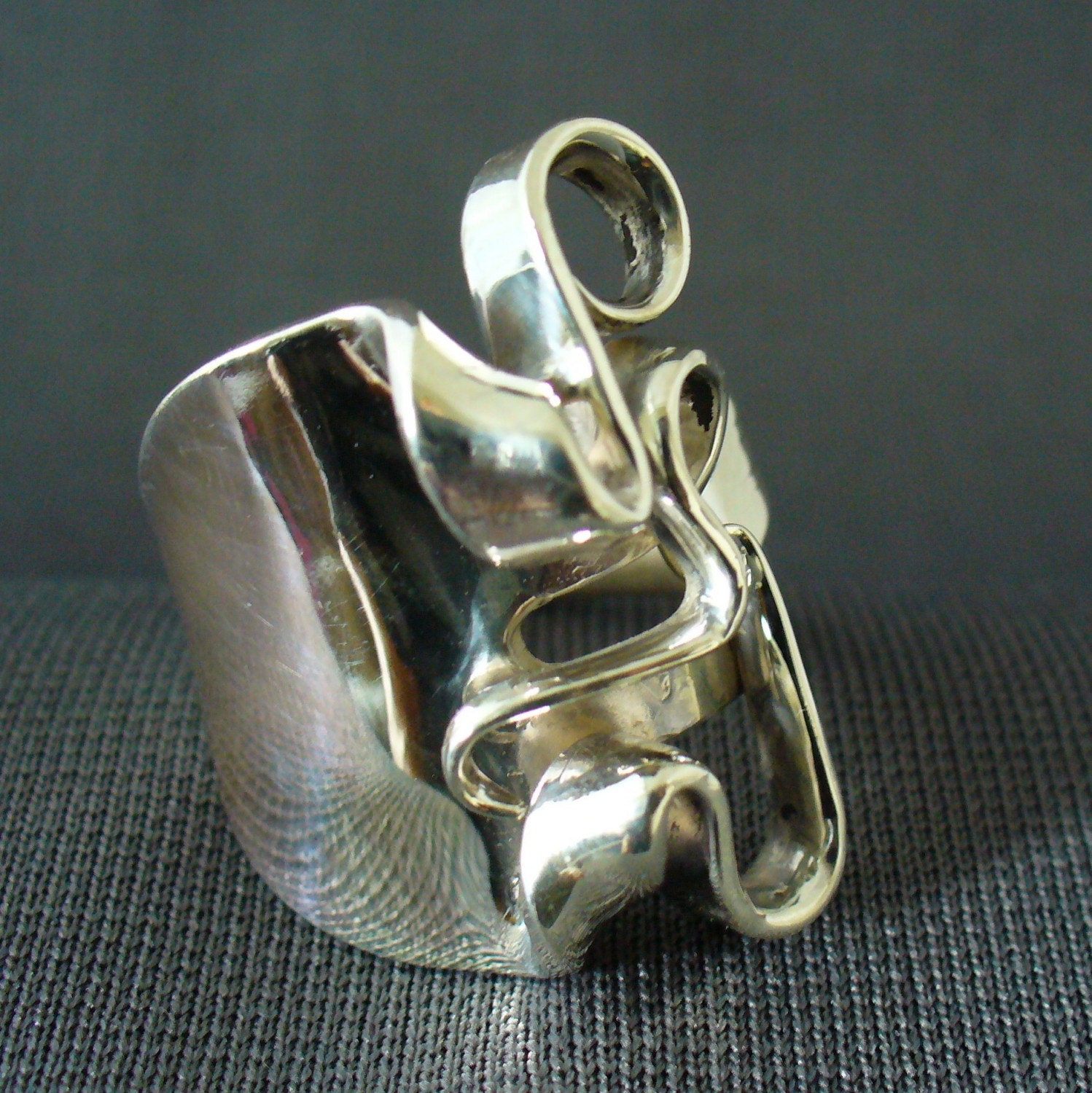Solid Sterling Silver Real Fork Ring Size 5 to 16 - Etsy