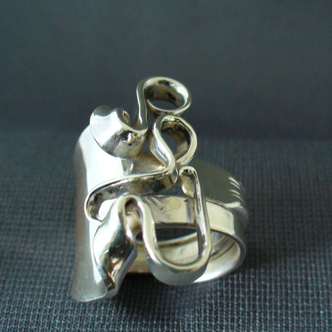 Solid Sterling Silver Real Fork Ring Size 5 to 16 - Etsy
