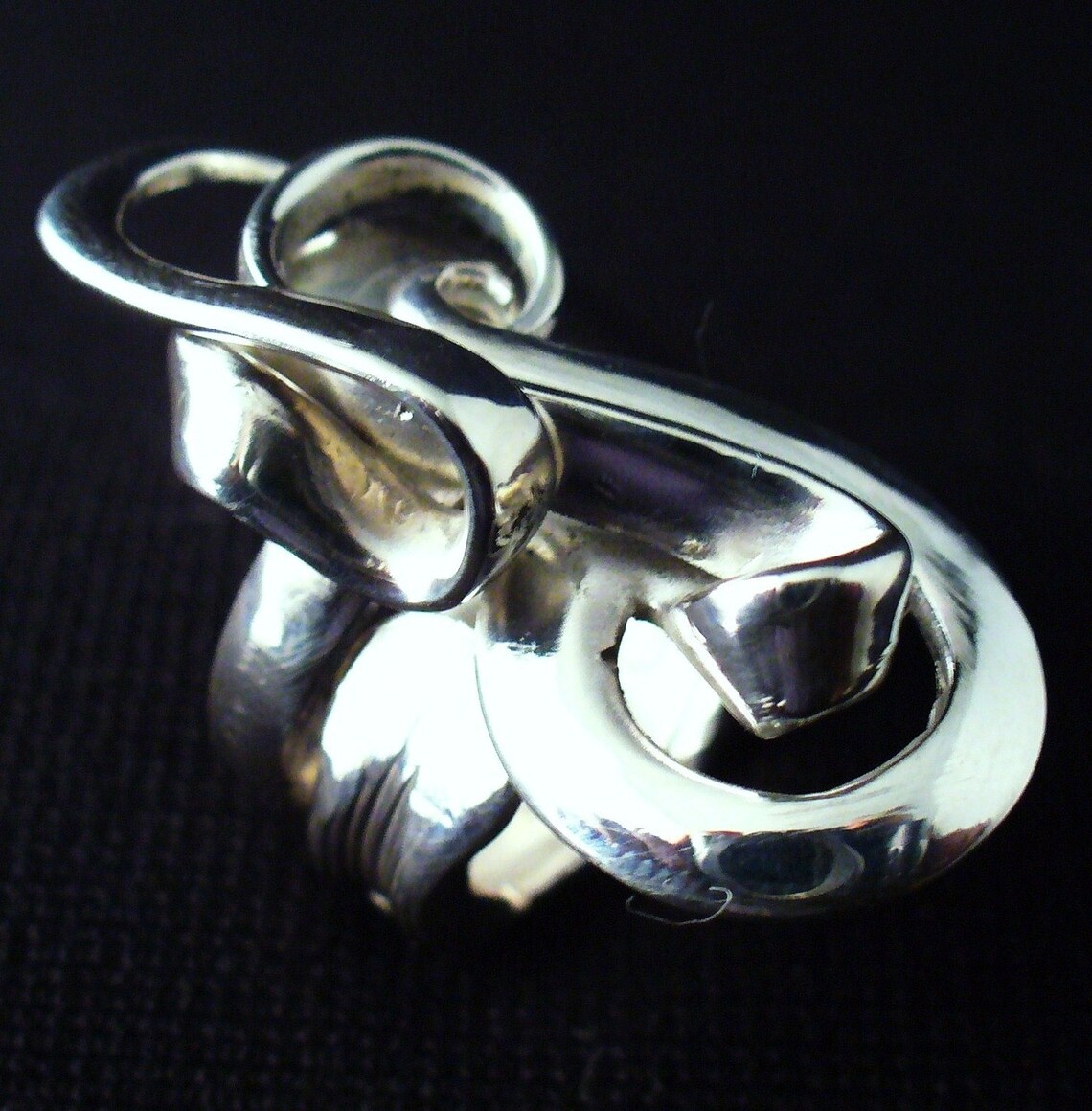 Solid Sterling Silver Fork Ring Made From Actual Antique - Etsy