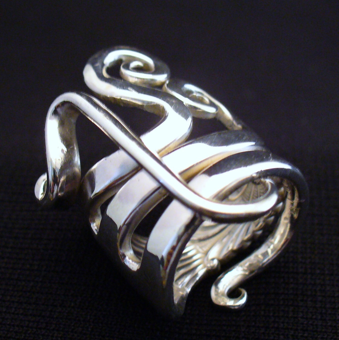 Solid Sterling Silver Real Fork Ring Size 5 to 16 - Etsy Canada