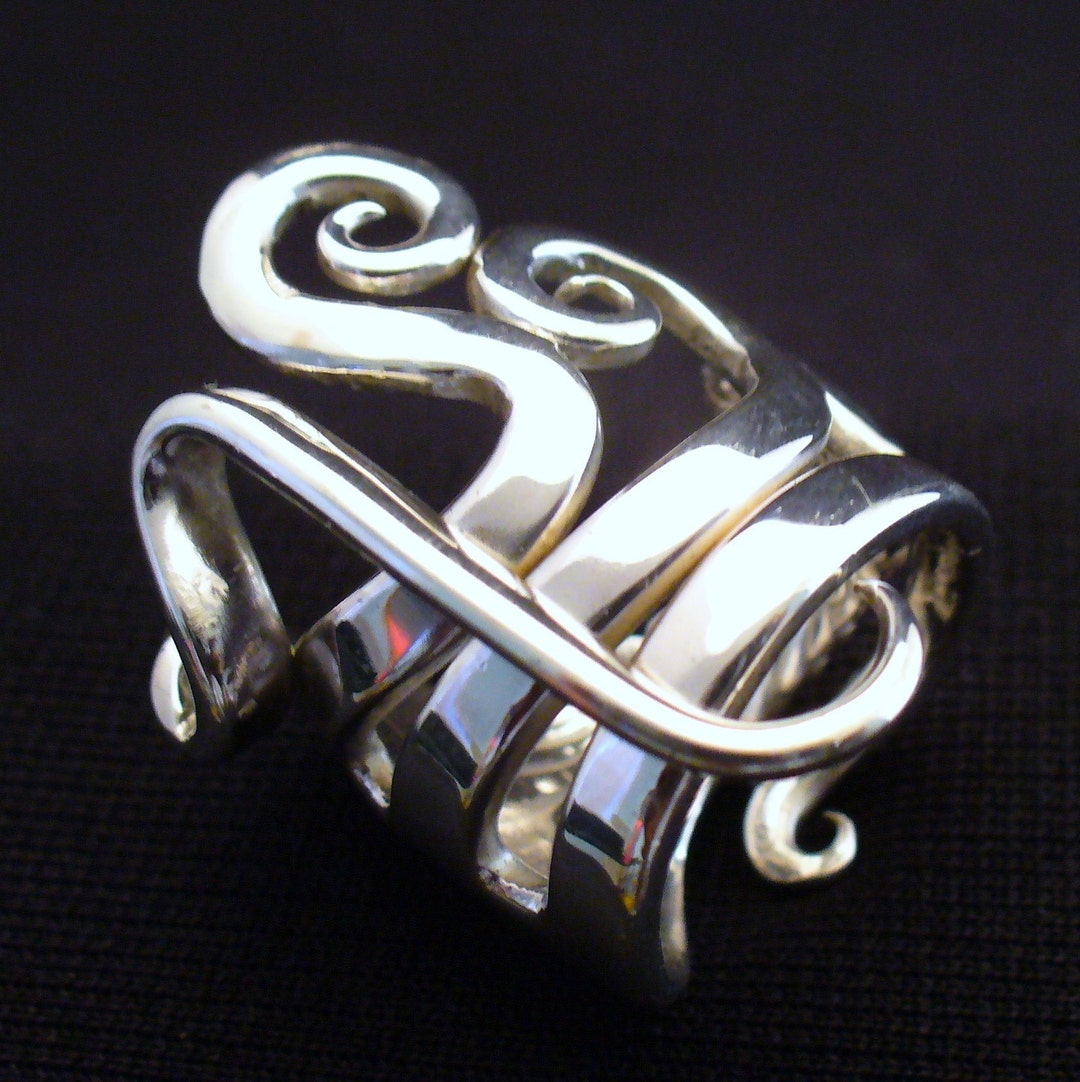 Solid Sterling Silver Real Fork Ring Size 5 to 16 - Etsy