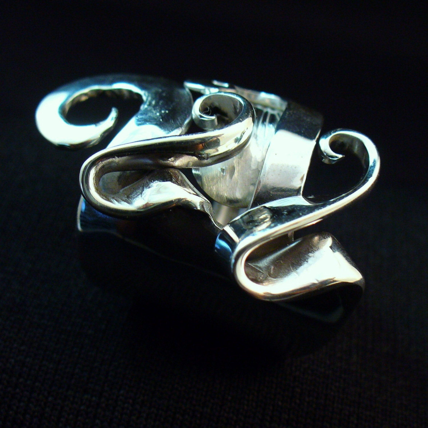 Solid Sterling Silver Real Fork Ring Size 5 to 16 - Etsy