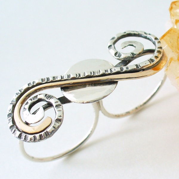 Two Finger Ring - Etsy