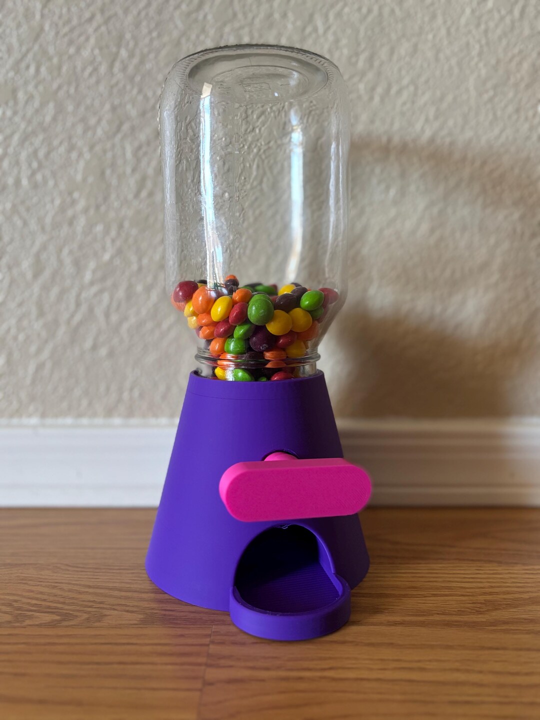 Glass Jar Candy Dispenser - Etsy