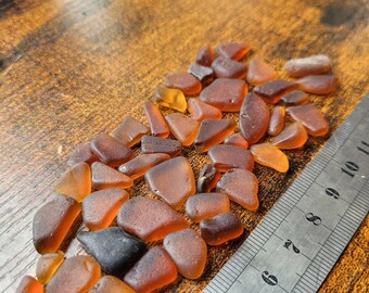 Genuine Scottish Sea Glass, Real & Raw. Colours Blue and Almost Blue ...