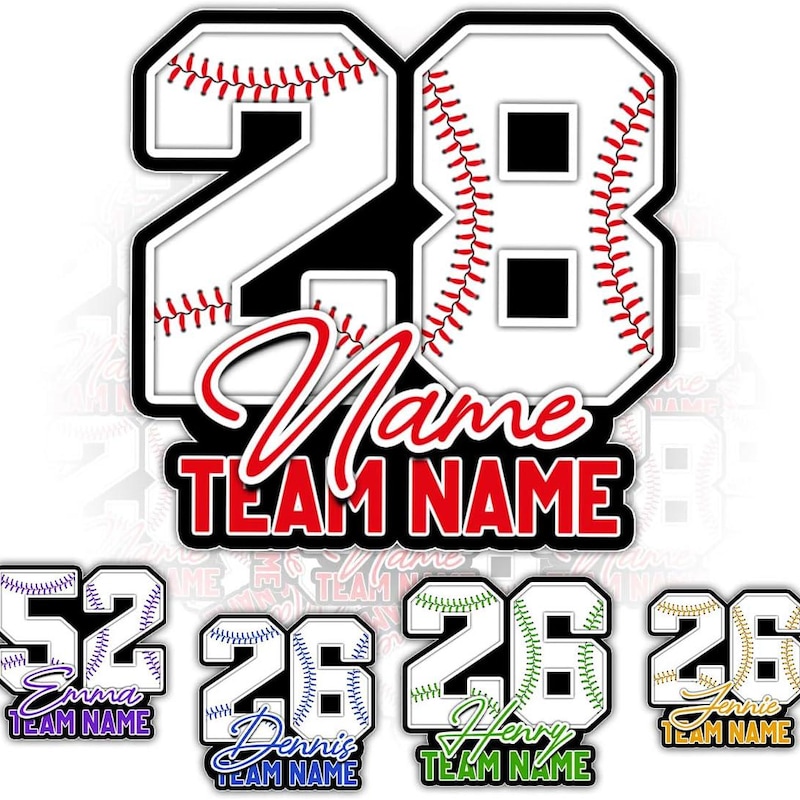 Baseball Decal - Etsy