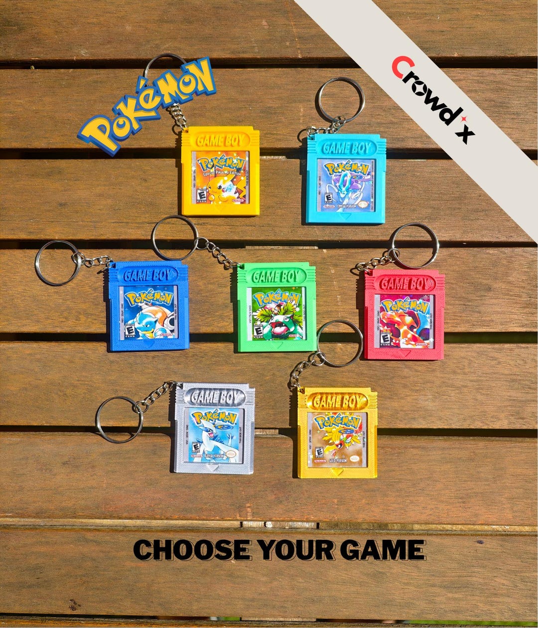 Pokémon Keychain – Custom 3D Printed Fidget Cube With Holographic ...