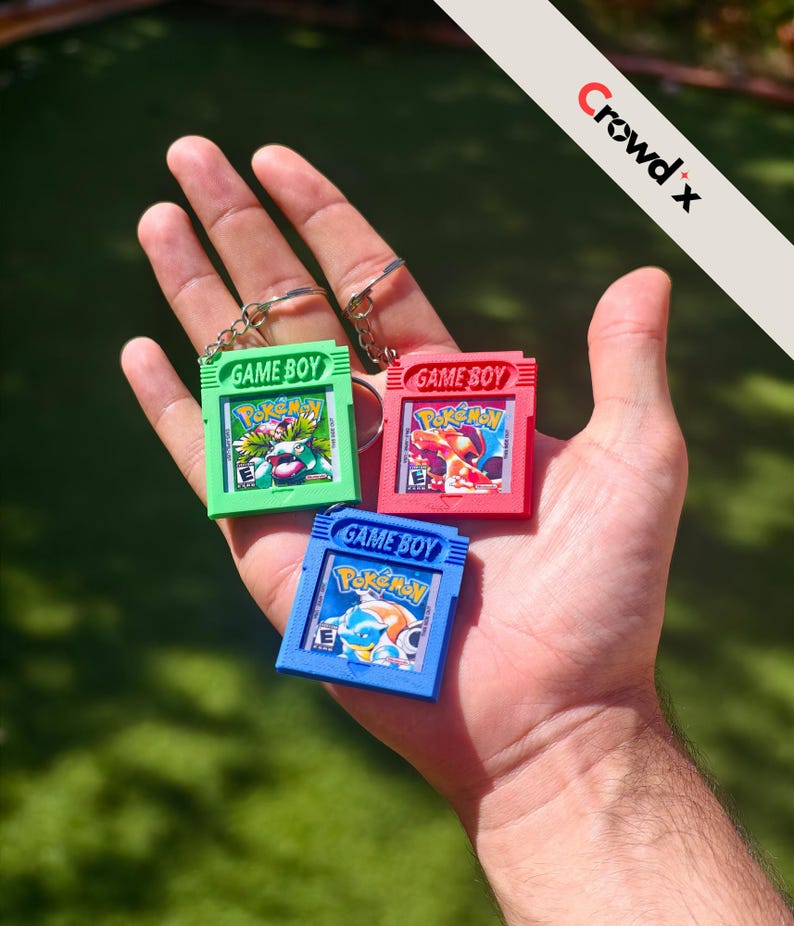 Pokémon Keychain – Custom 3D Printed Fidget Cube With Holographic ...