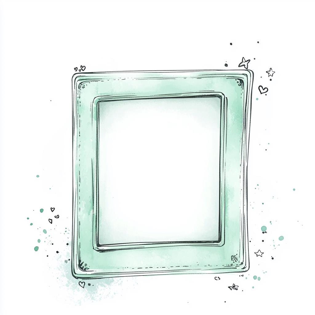 Whimsical Frame Clipart Set – 10 High-res Hand-drawn Jpgs – Watercolor ...