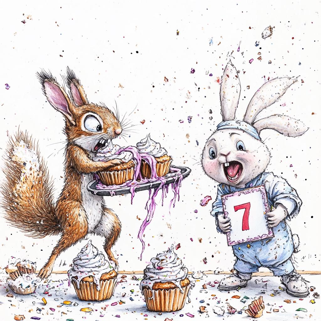 Forest Bake-off Clipart – 10 High-res Woodland Animal Baking Jpgs ...