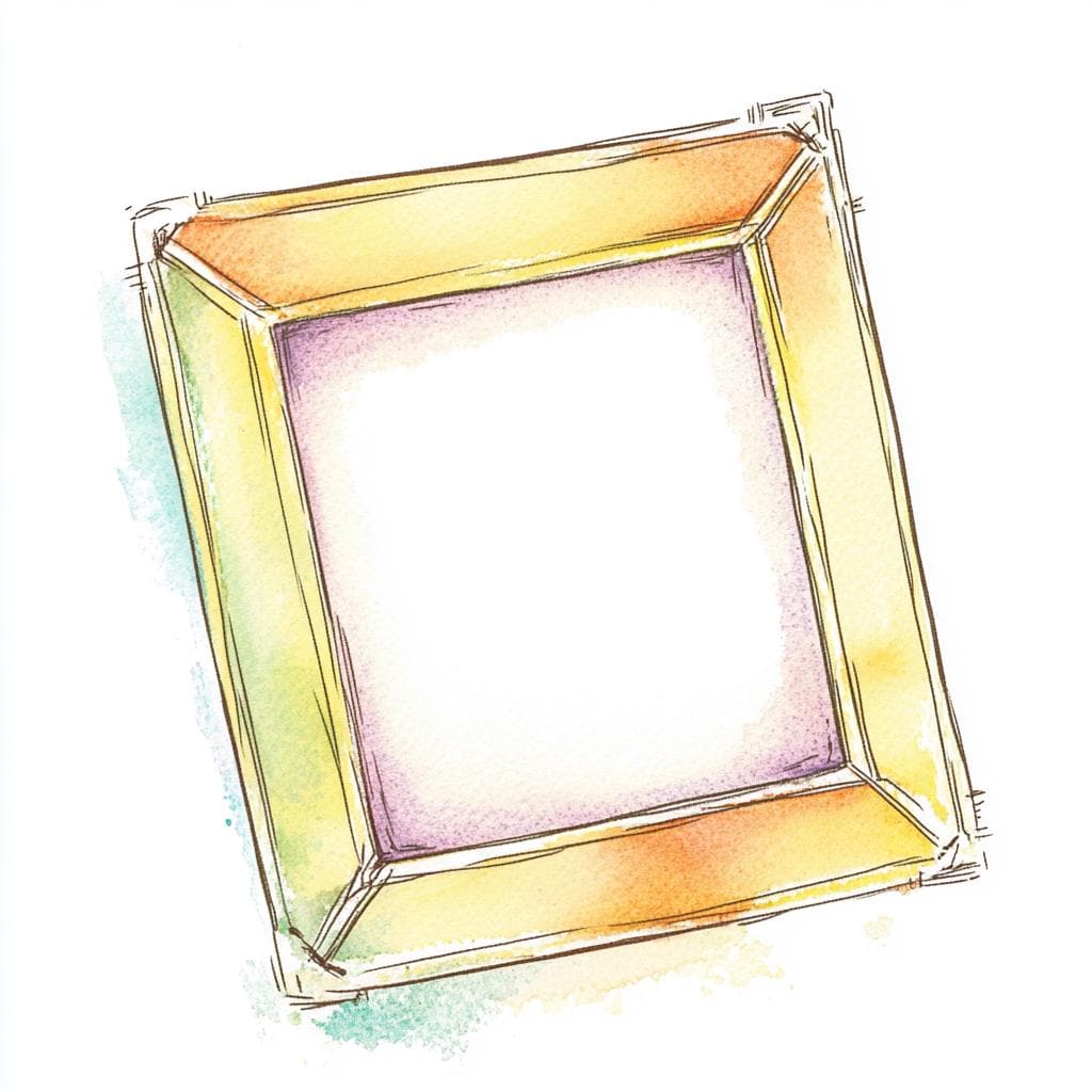 Whimsical Frame Clipart Set – 10 High-res Hand-drawn Jpgs – Watercolor ...