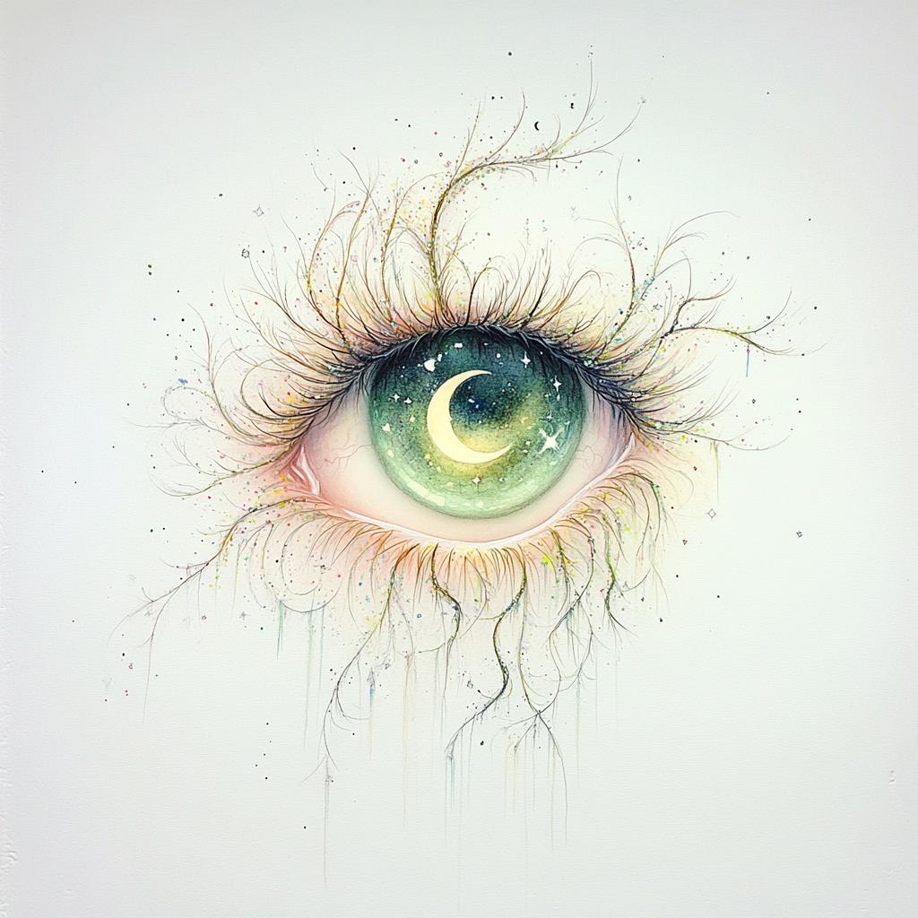 Celestial Eye Clipart – 10 Watercolor Cosmic Eye Jpgs – Fantasy Clip ...