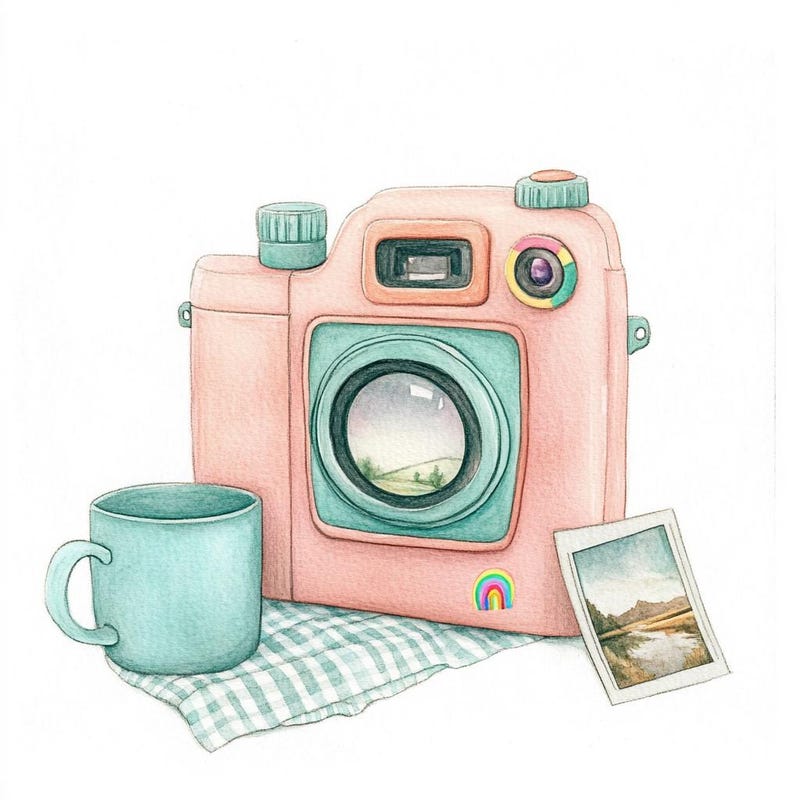 Polaroid Clipart - Etsy