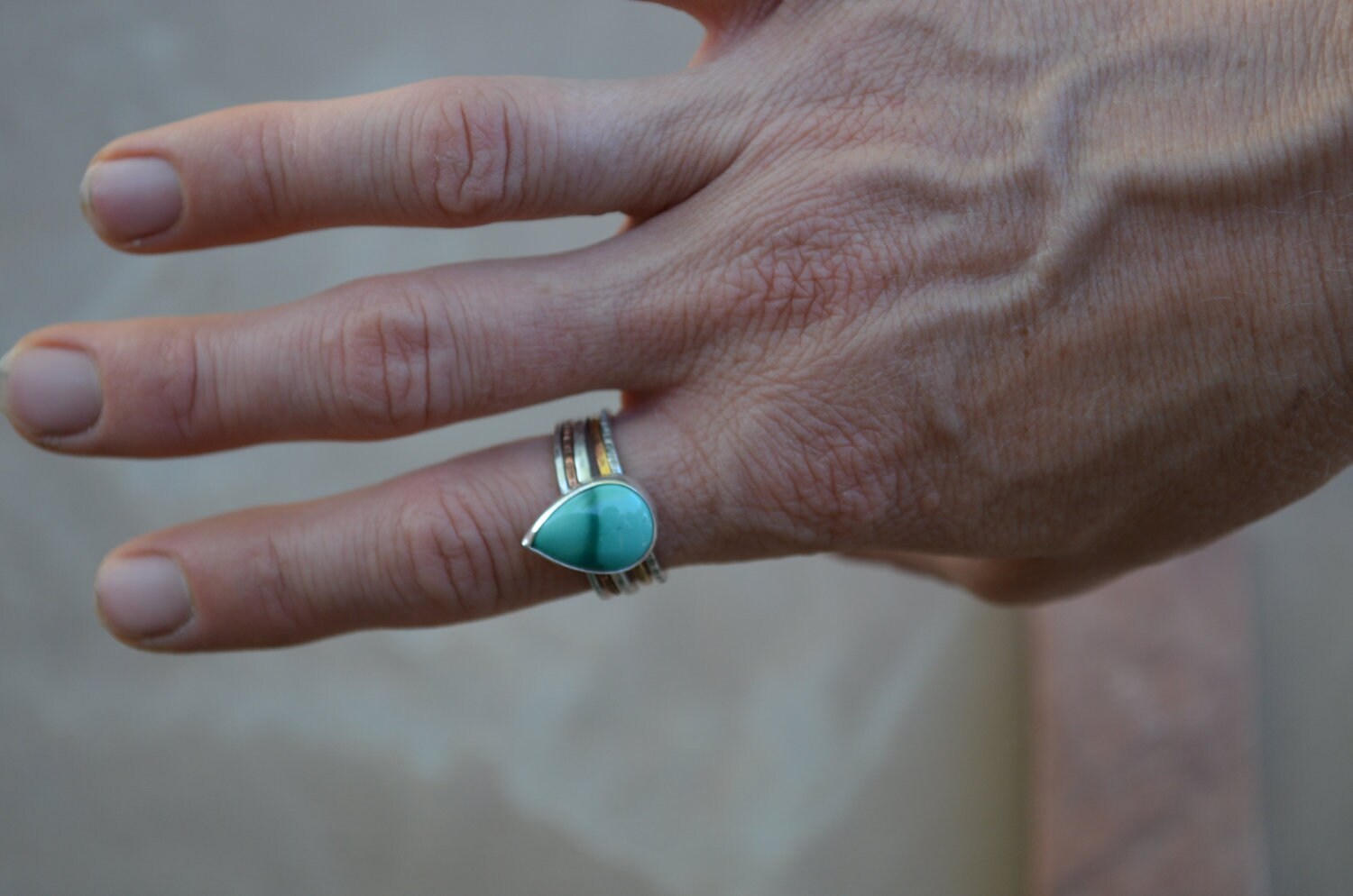Turquoise Stack Ring Set - Etsy