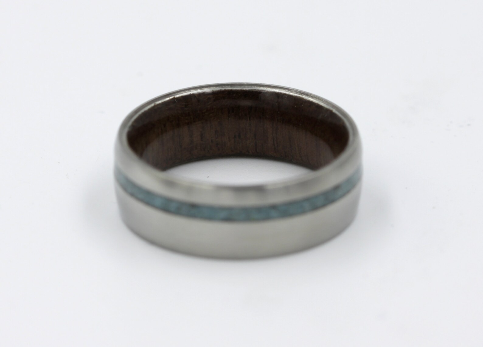 Wood Wedding Band Black Walnut Ring Mens Wedding Band - Etsy