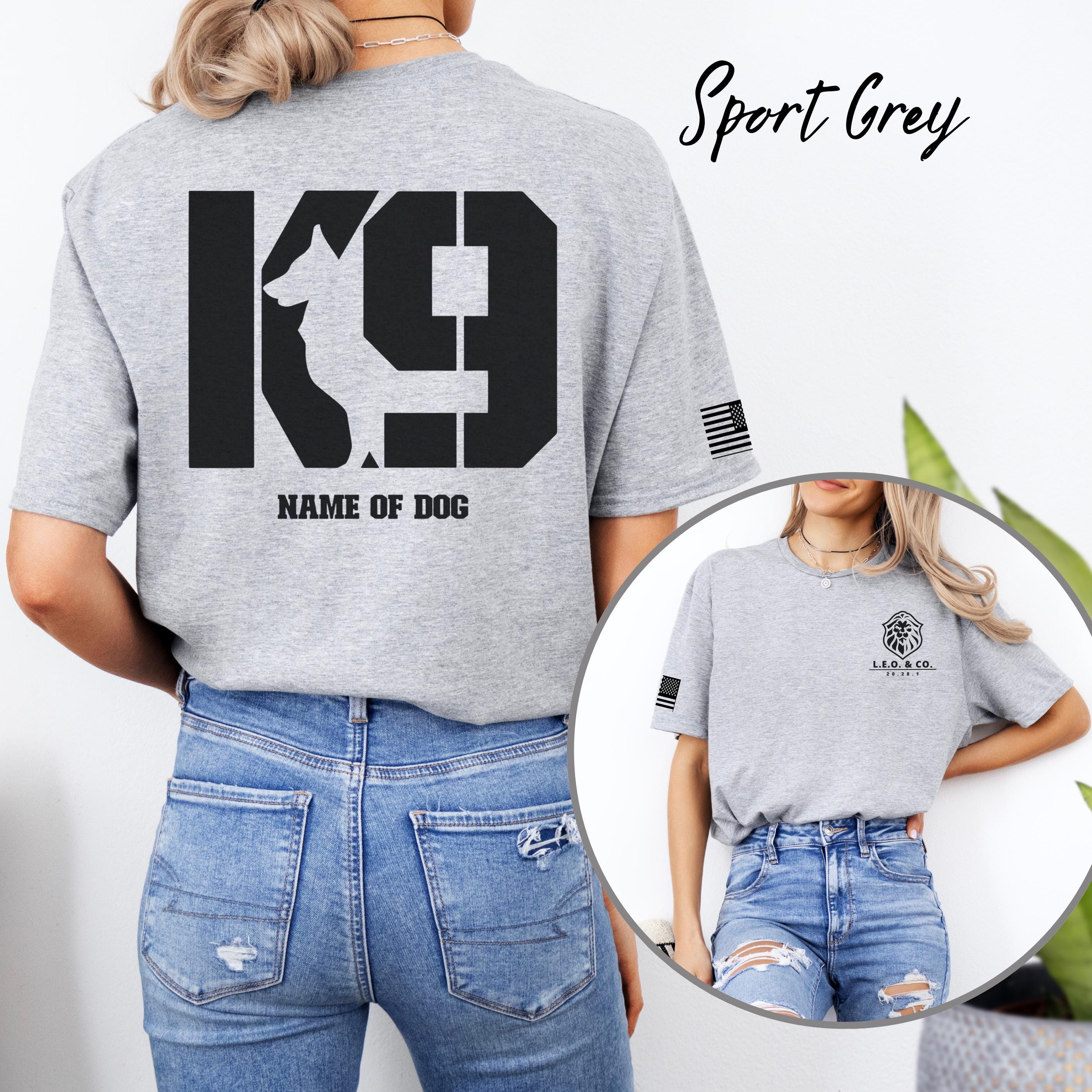 K9 Police Dog T-shirt: Law Enforcement Support Tee - Etsy