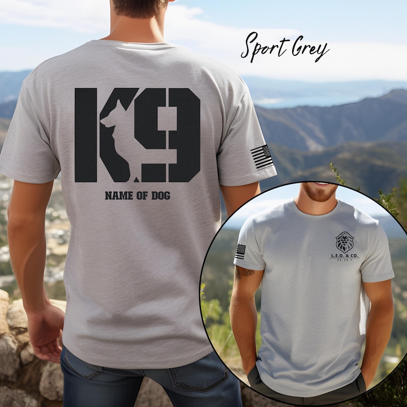 K9 Police Dog T-shirt: Law Enforcement Support Tee - Etsy