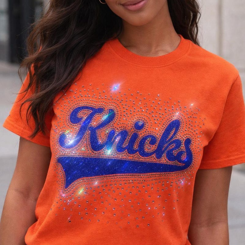 Knicks Tshirt Rhinestone - Etsy