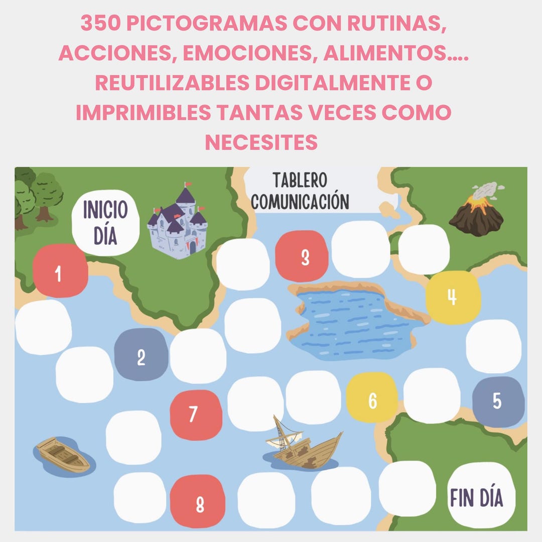 Augmentative Communication Board for Spanish. Core and School Words ...