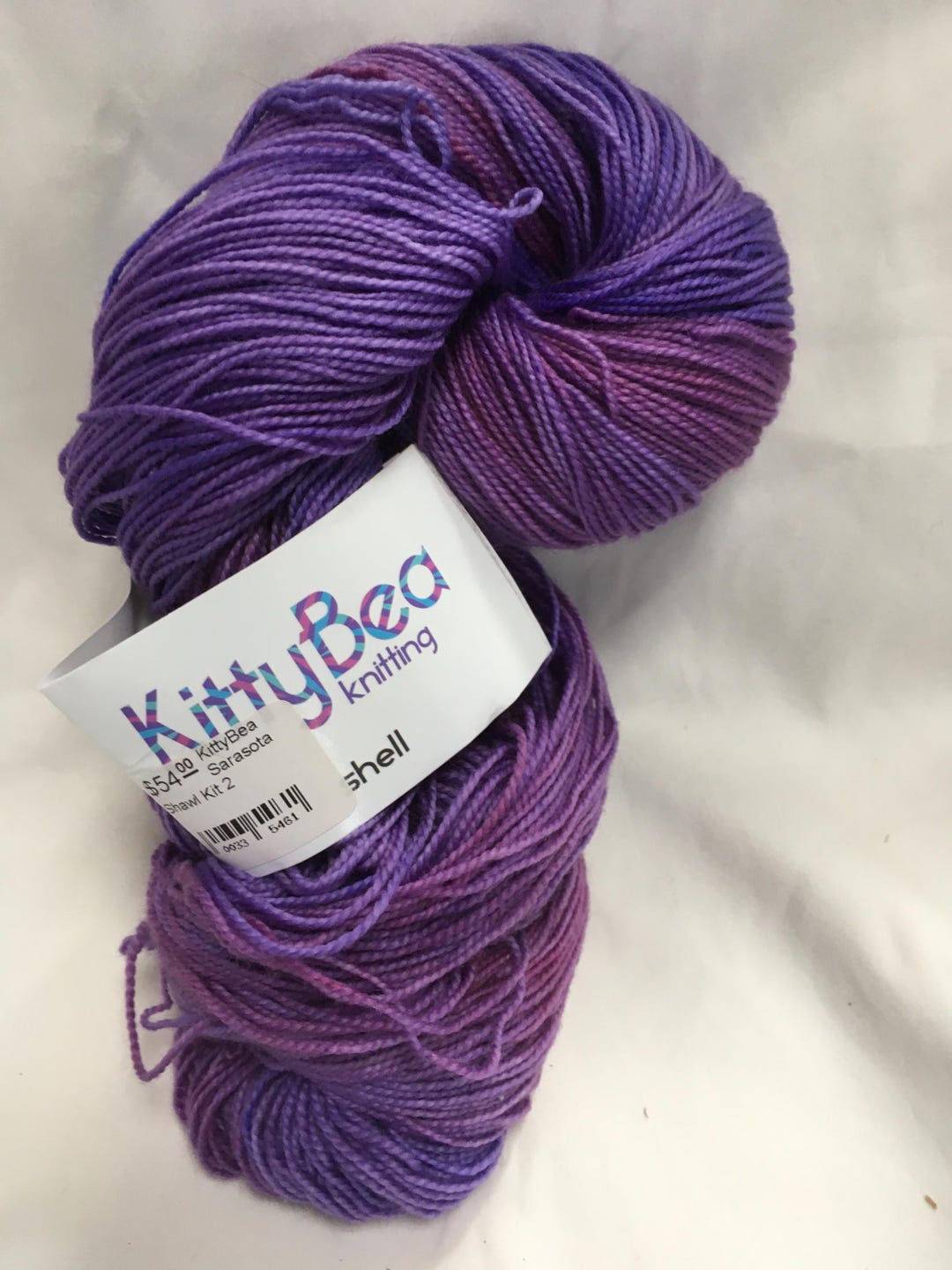 Kittybea Knitting, Fingering, Shawl Kit, 80/20 Superwash Merino Wool ...