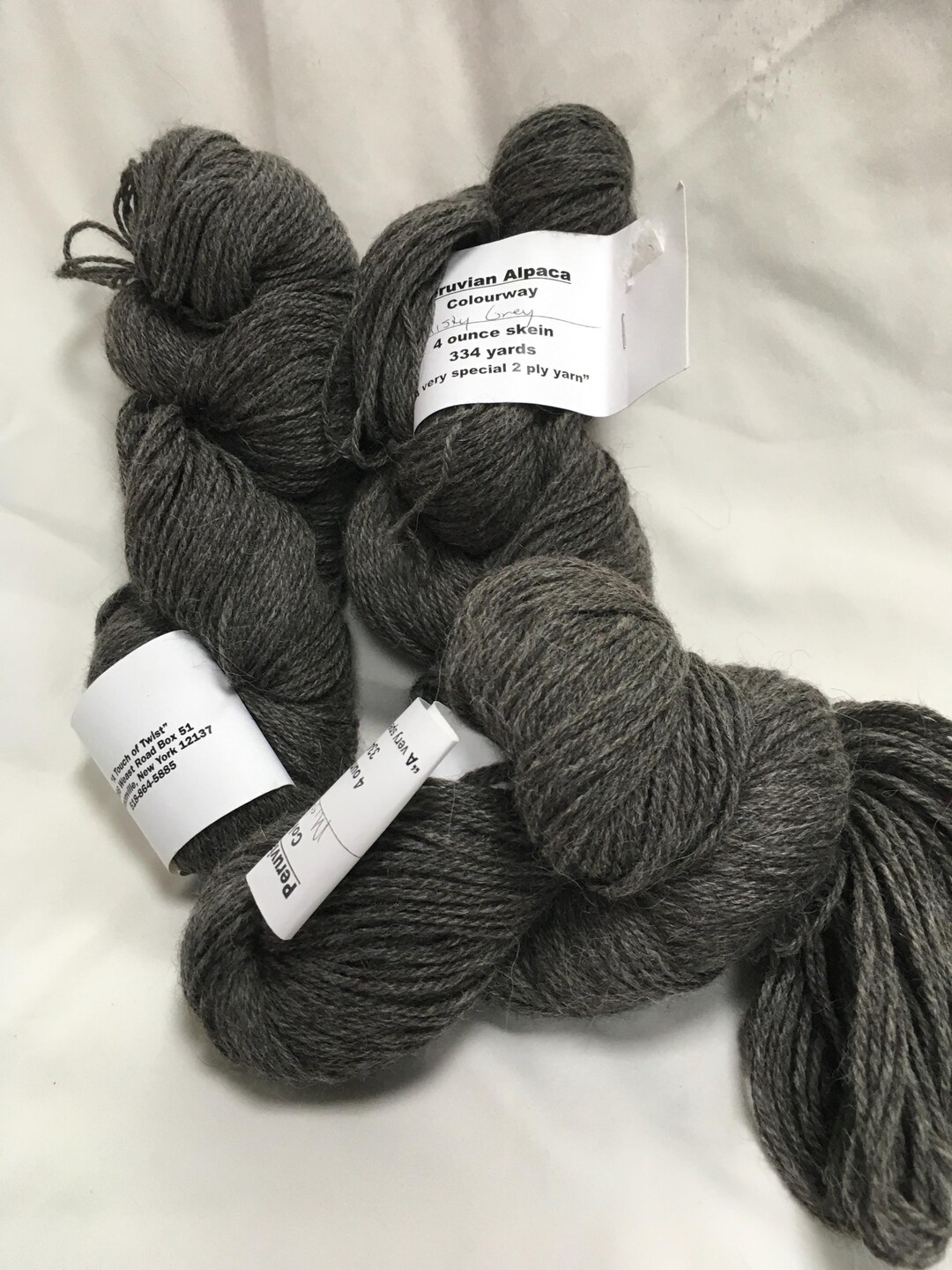 Peruvian Alpaca Colourway Misty Grey, Sport Weight - Etsy