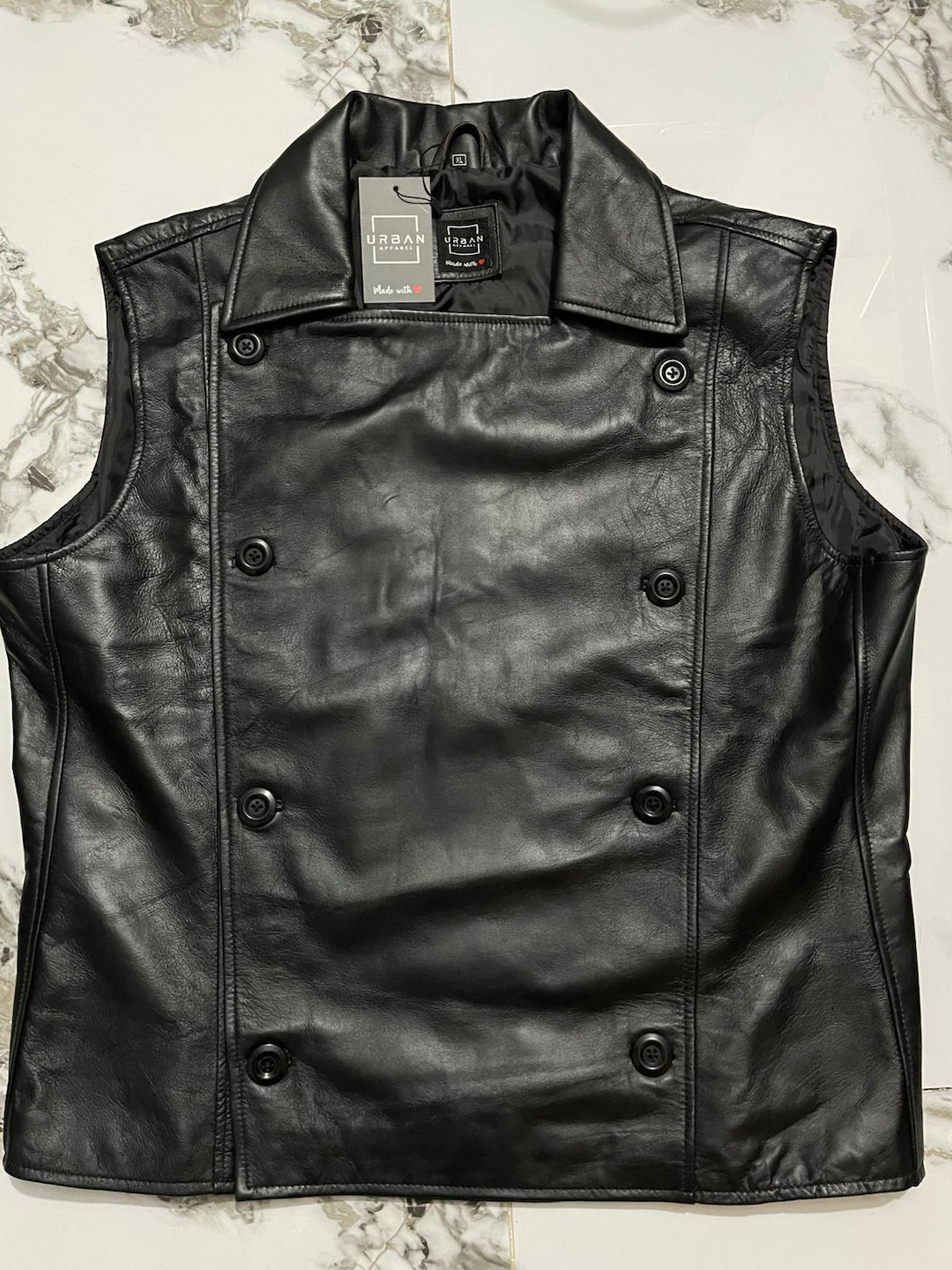 Spider-man Noir Real Leather Vest: Jason Fitch Cosplay Costume. - Etsy