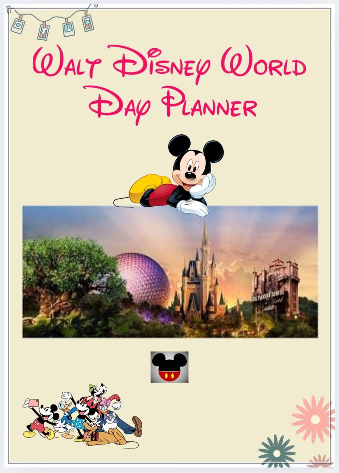 Disney World Day Planner, Disney Day Planner, Parks Planner, Disney ...