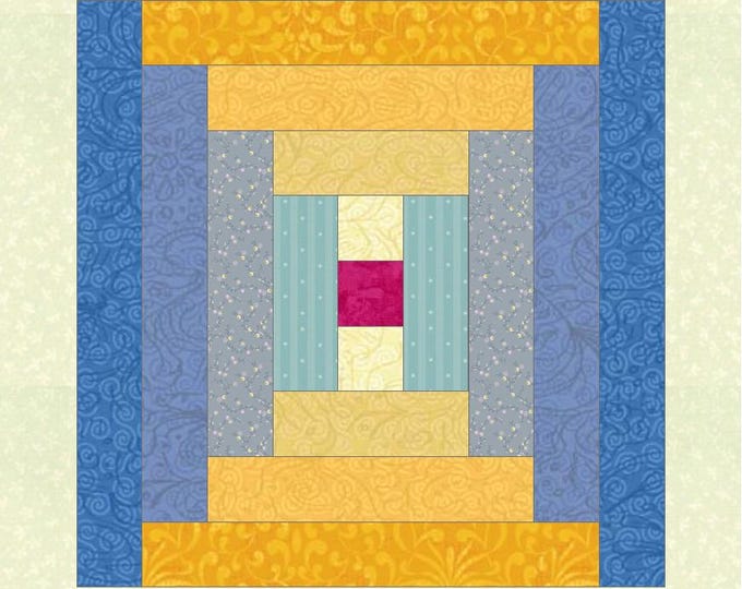 Courthouse Steps Quilt Pattern Card - Etsy