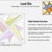 Laced Star Quilt Block Pattern: 7 Sizes, Paper Piecing (PDF Download ...