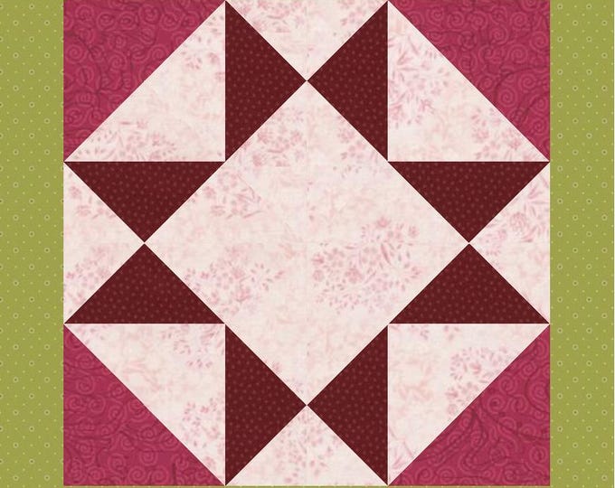 Hunter Star Foundation Paper Piecing Pattern, FPP, Quilt Block ...