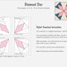 Diamond Star Quilt Block Pattern: Foundation Paper Piecing, 5 Sizes ...