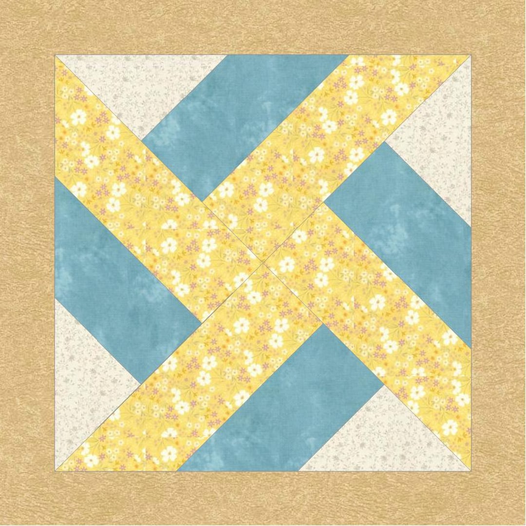 Water Wheel Quilt Block Pattern: Foundation Paper Piecing (PDF Download ...