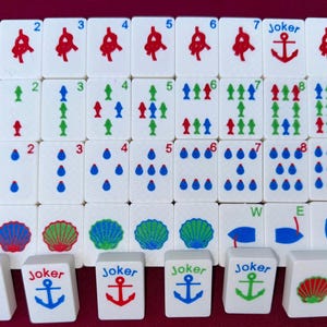 Floating Nautical Mahjong Set: Lightweight Travel Game, Small Batch - Etsy