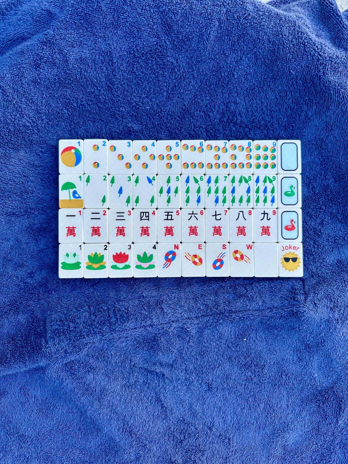 Floating Travel Mahjong - Pool Theme - Etsy