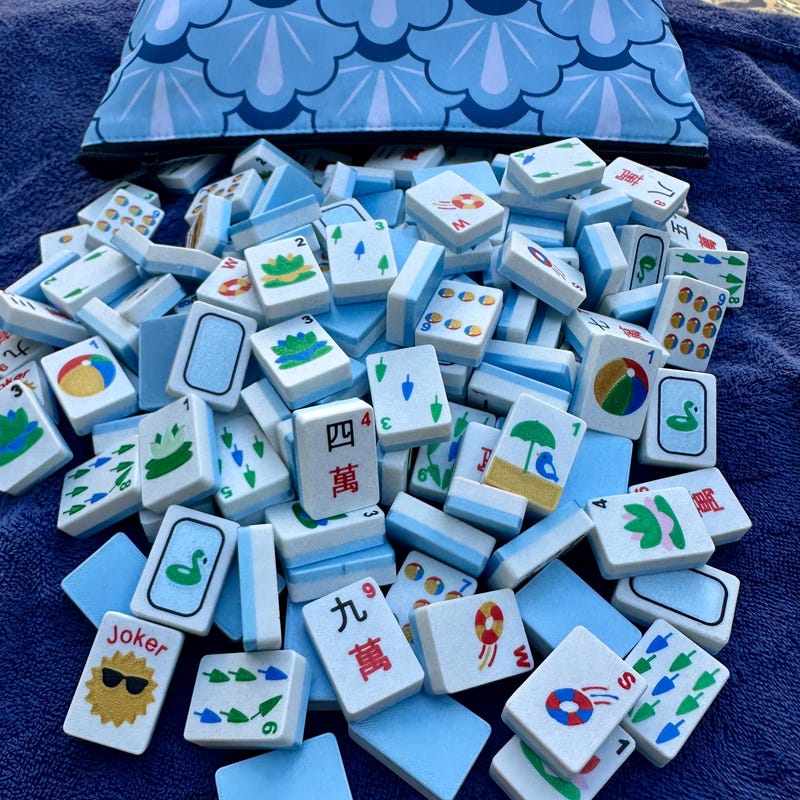 Travel Themed Mahjong Set - Etsy