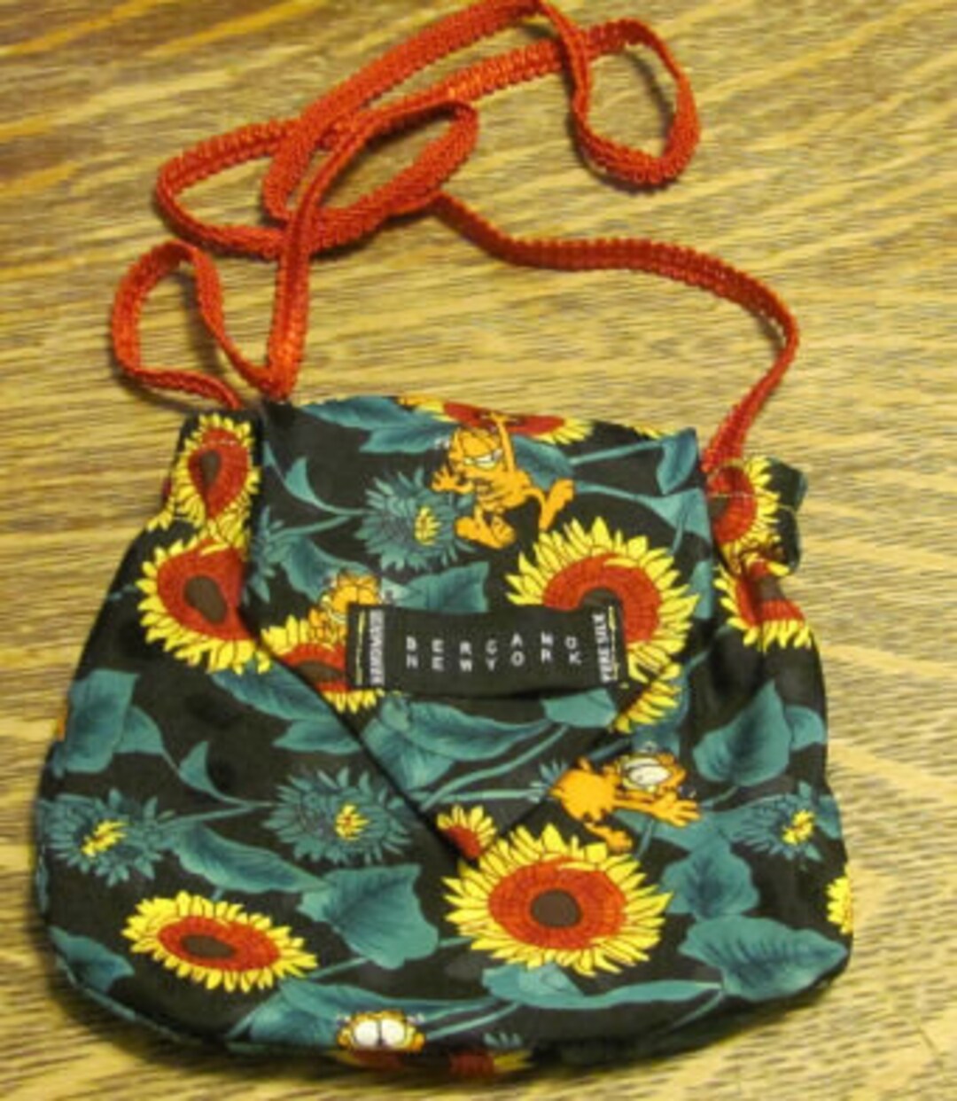 Mini Necktie Purse Garfield in Sunflowers - Etsy