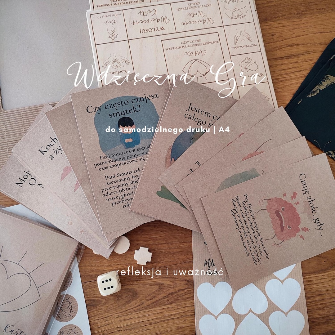 Grateful Game + Kinderki Cards | Mindfulness and Emotions for Children ...