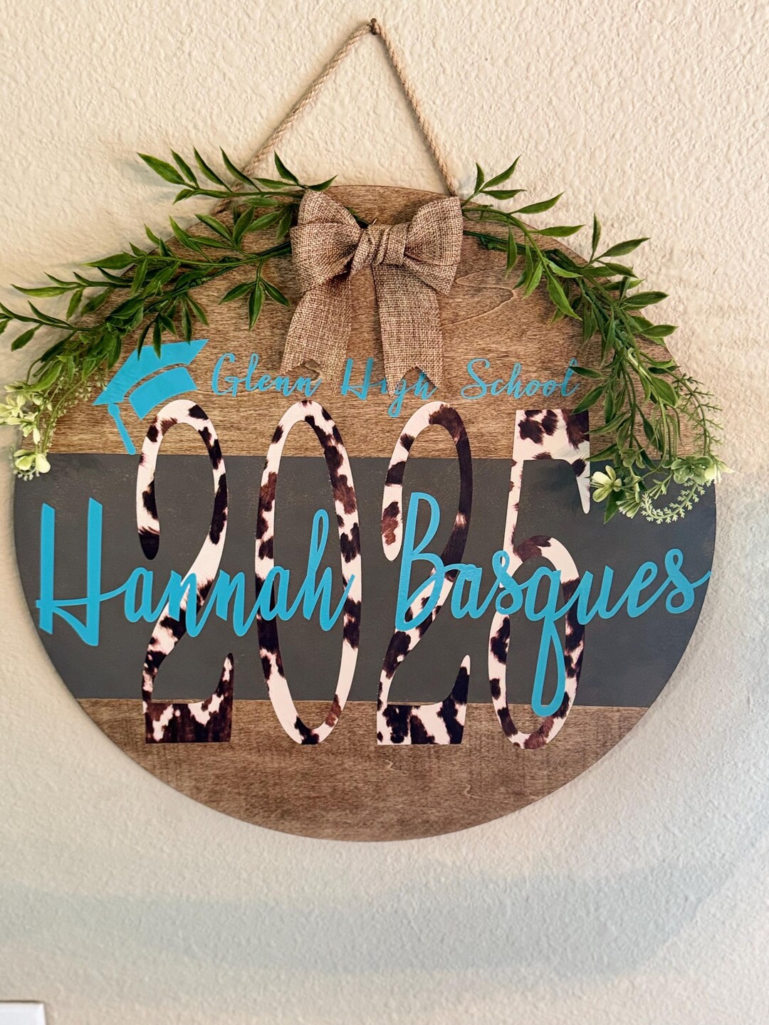 Customizable 2025 Graduation Wooden Hanging Signs - Etsy