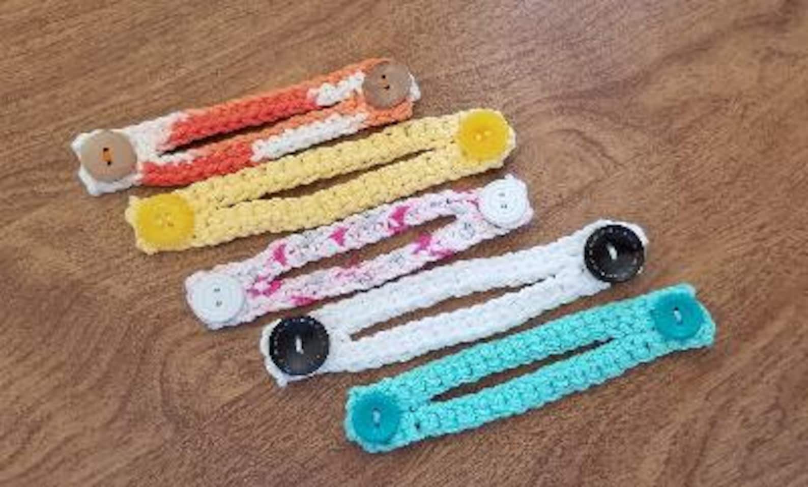 Crochet Face Mask Extenders 3 Styles Ear Savers for | Etsy