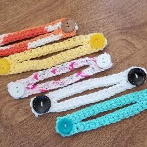 Crochet Face Mask Extenders, 3 Styles, Ear Savers for Ponytails, Ear ...