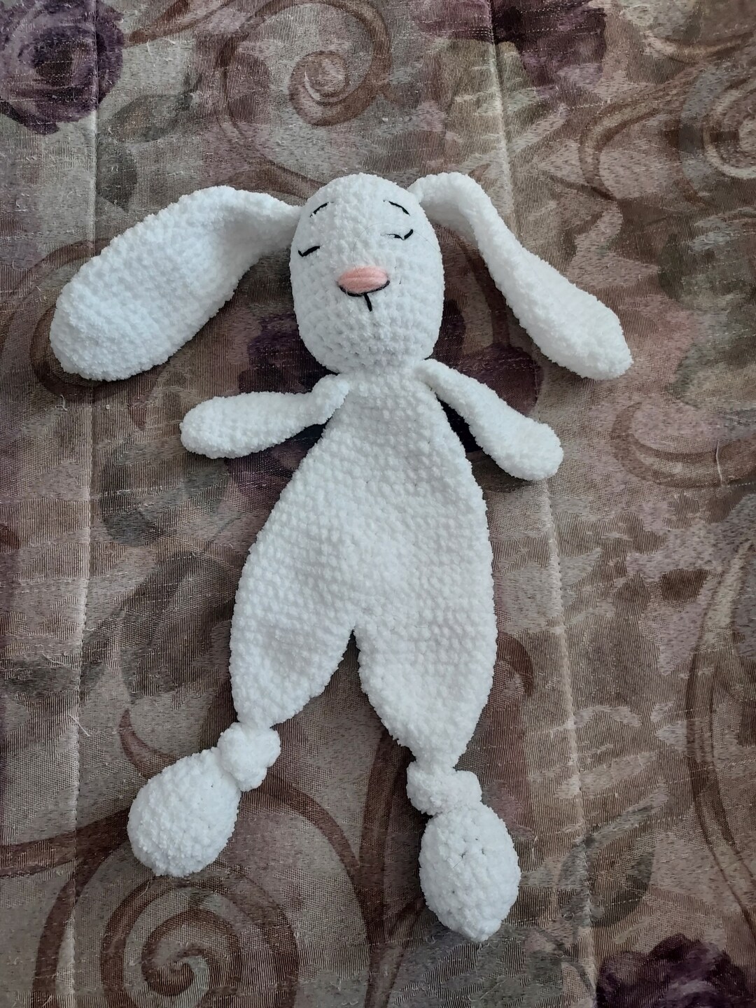 Crocheted Rabbit Snuggle Toy, Infant Bunny Snuggie, Baby Shower Gift - Etsy