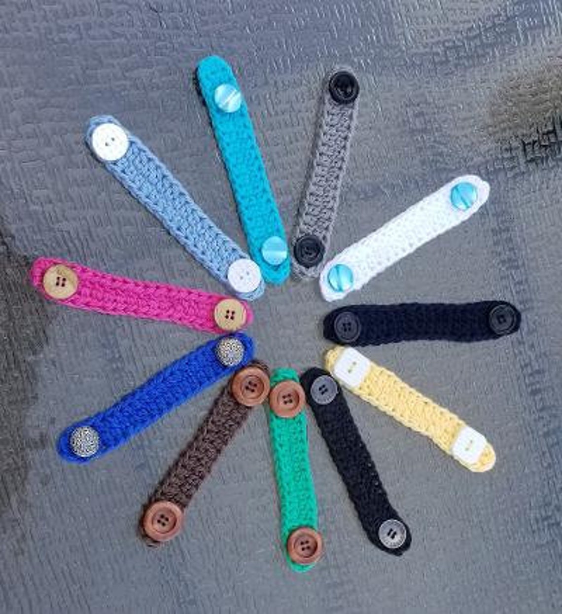 Crochet Face Mask Extenders 3 Styles Ear Savers for | Etsy